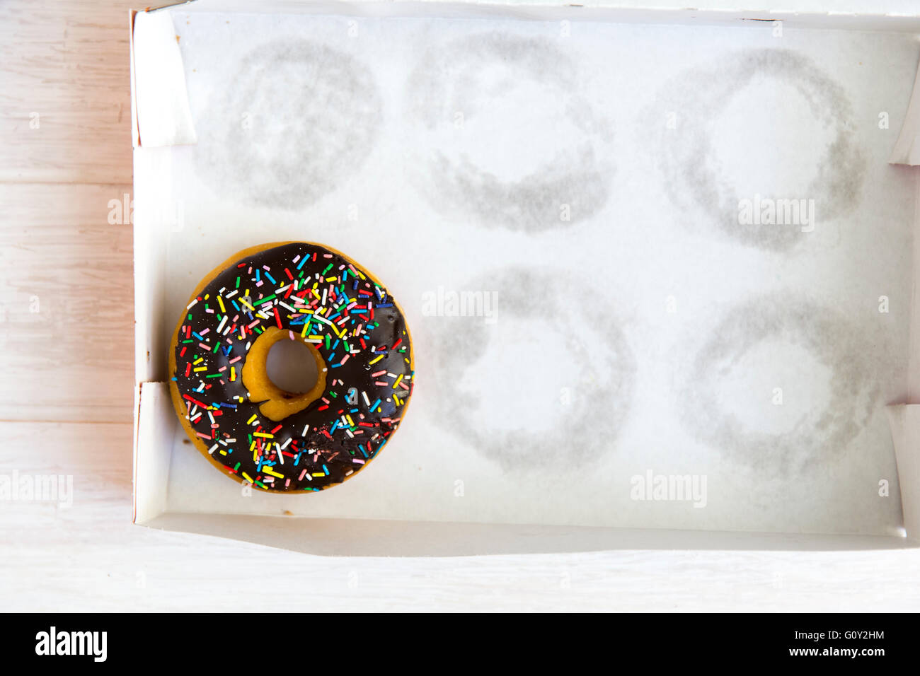 Donut in a box hi-res stock photography and images - Alamy