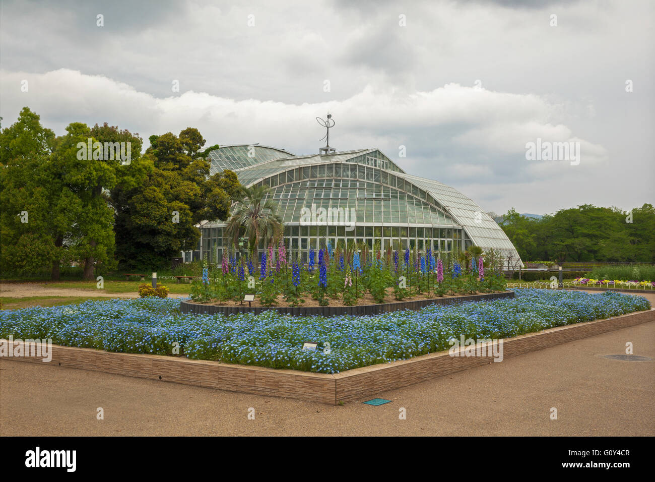 Kyoto botanical garden conservatory, Japan Stock Photo - Alamy