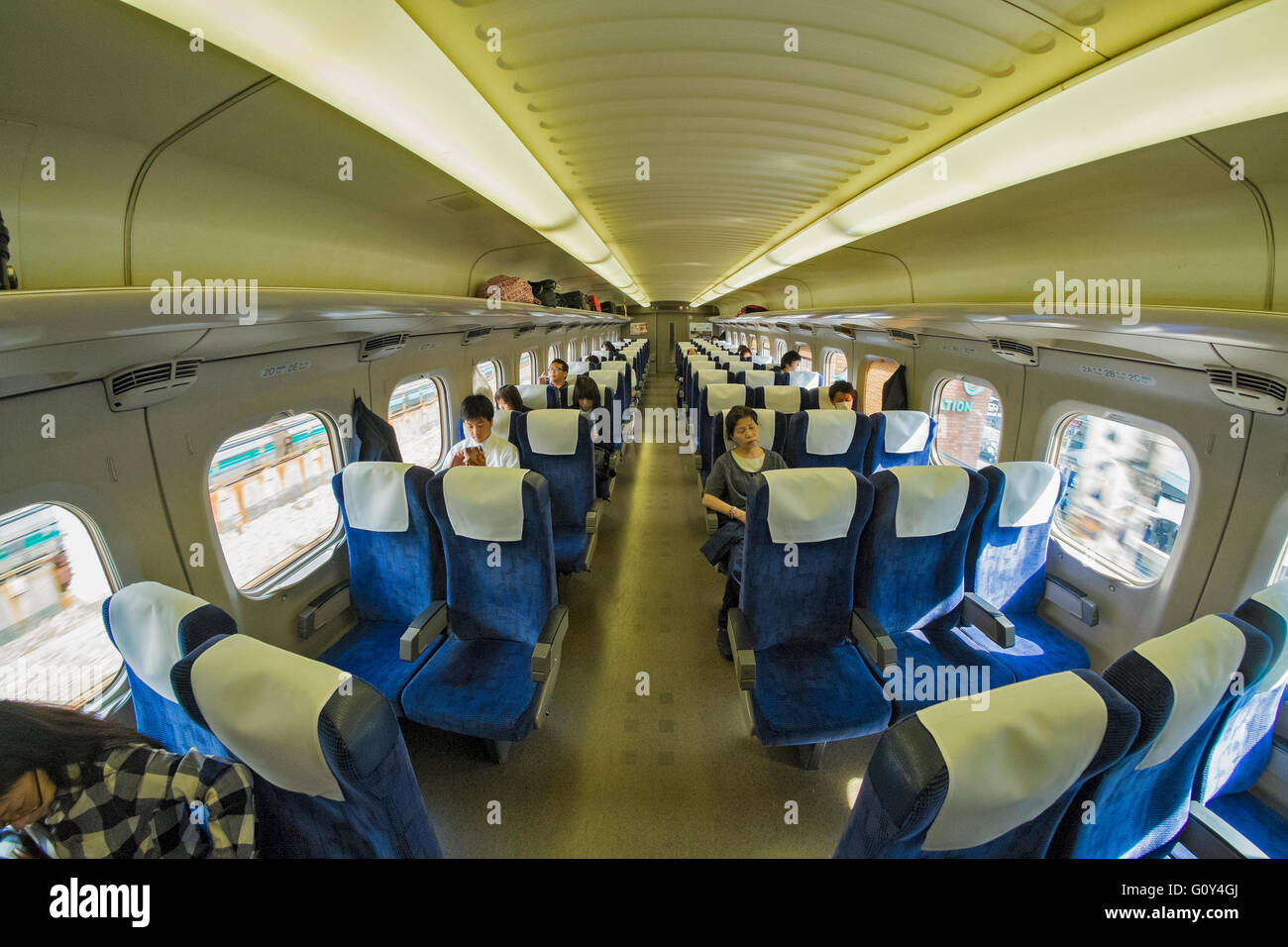 Shinkansen bullet train interior hi-res stock photography and images - Alamy