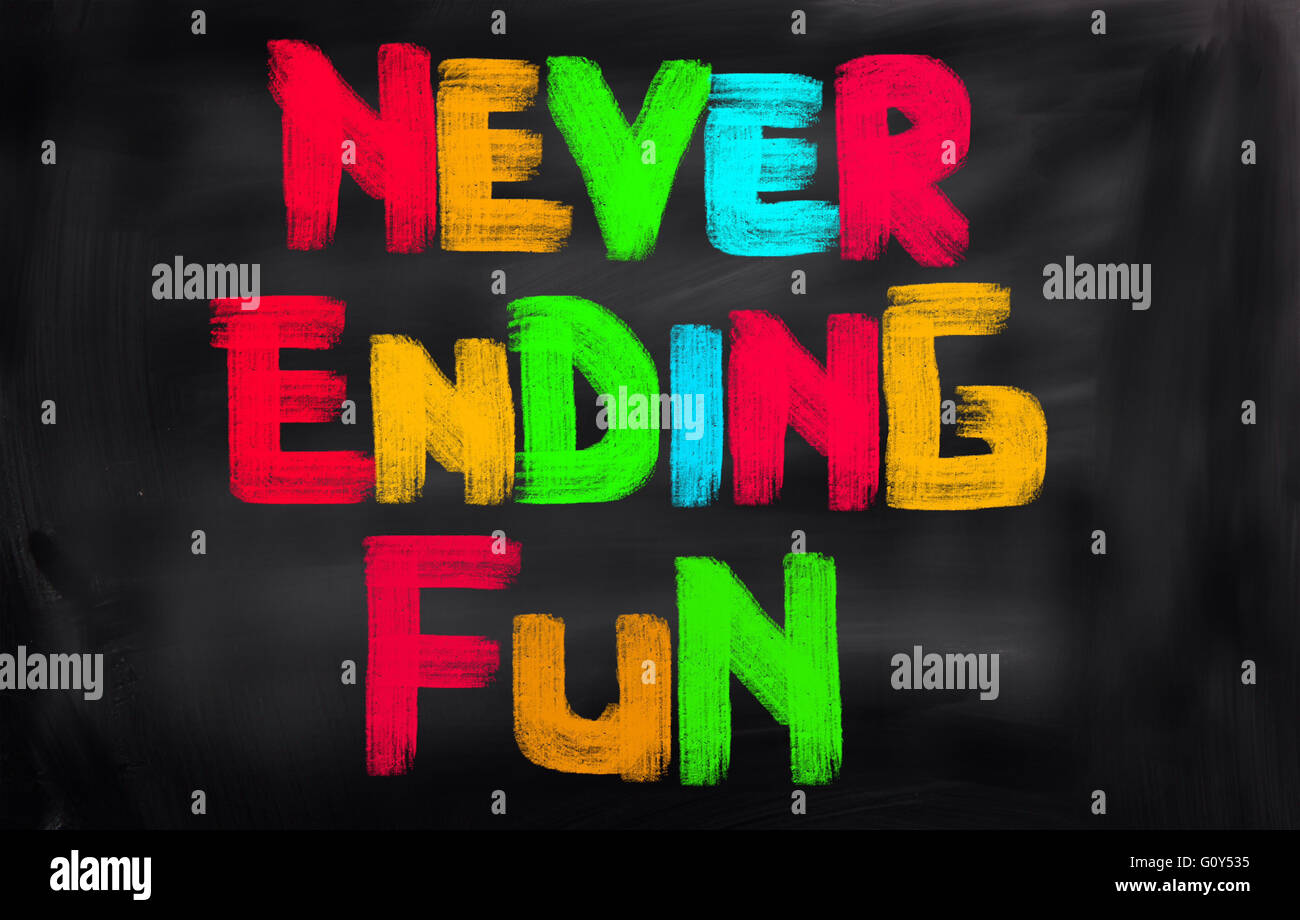 Never Ending Fun Concept Stock Photo - Alamy