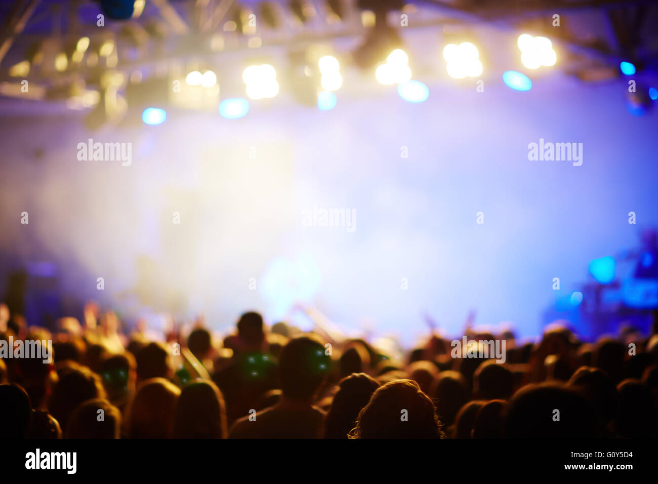 Concert of band Stock Photo - Alamy