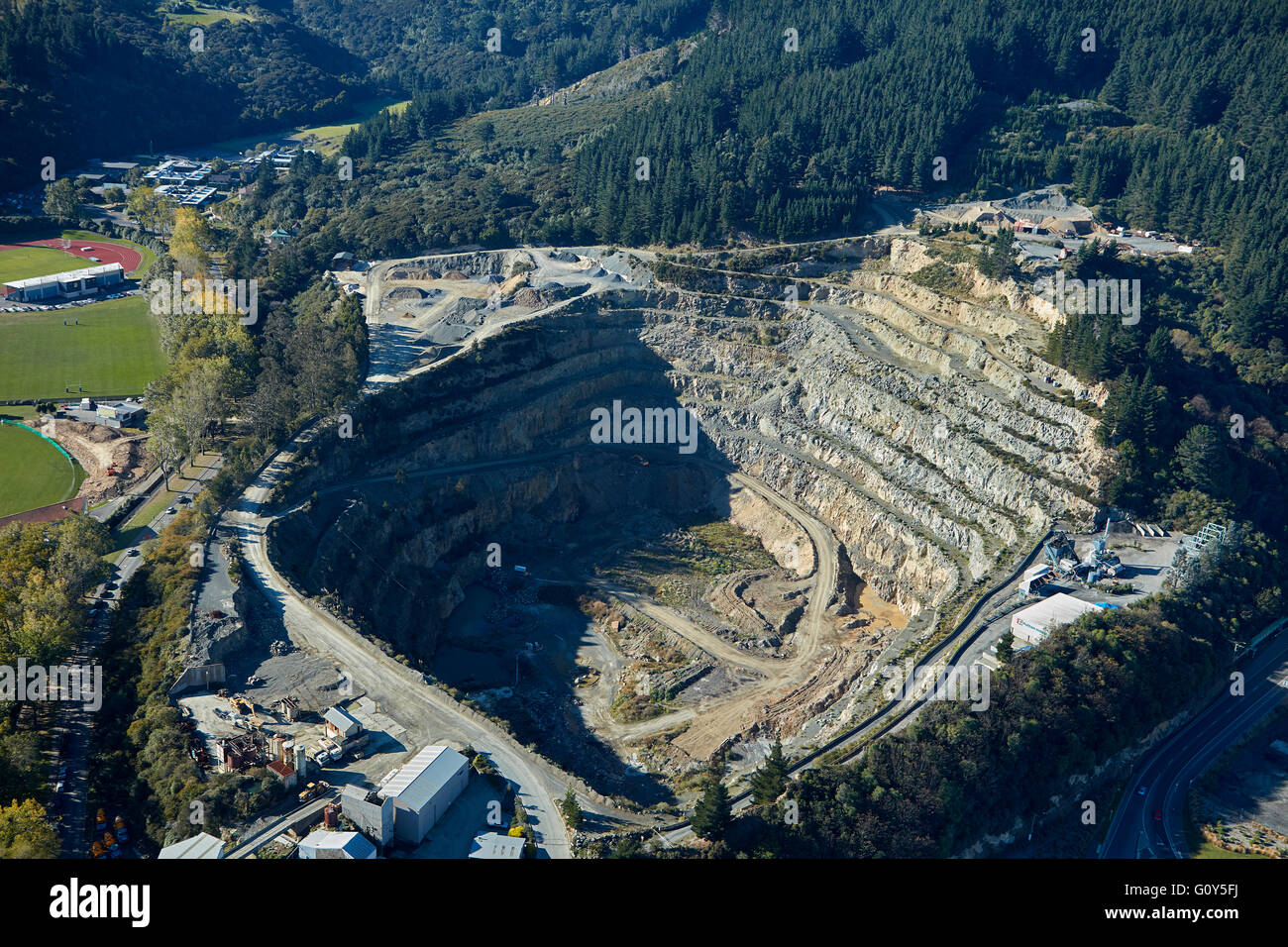 Palmers Quarry, Logan Park, Dunedin, Otago, South Island, New Zealand ...