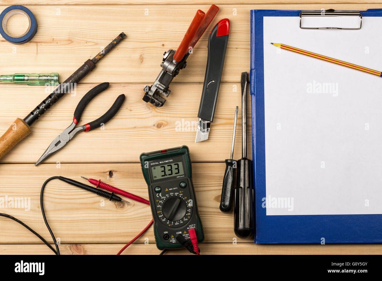 Electrical hardware tools hi-res stock photography and images - Alamy
