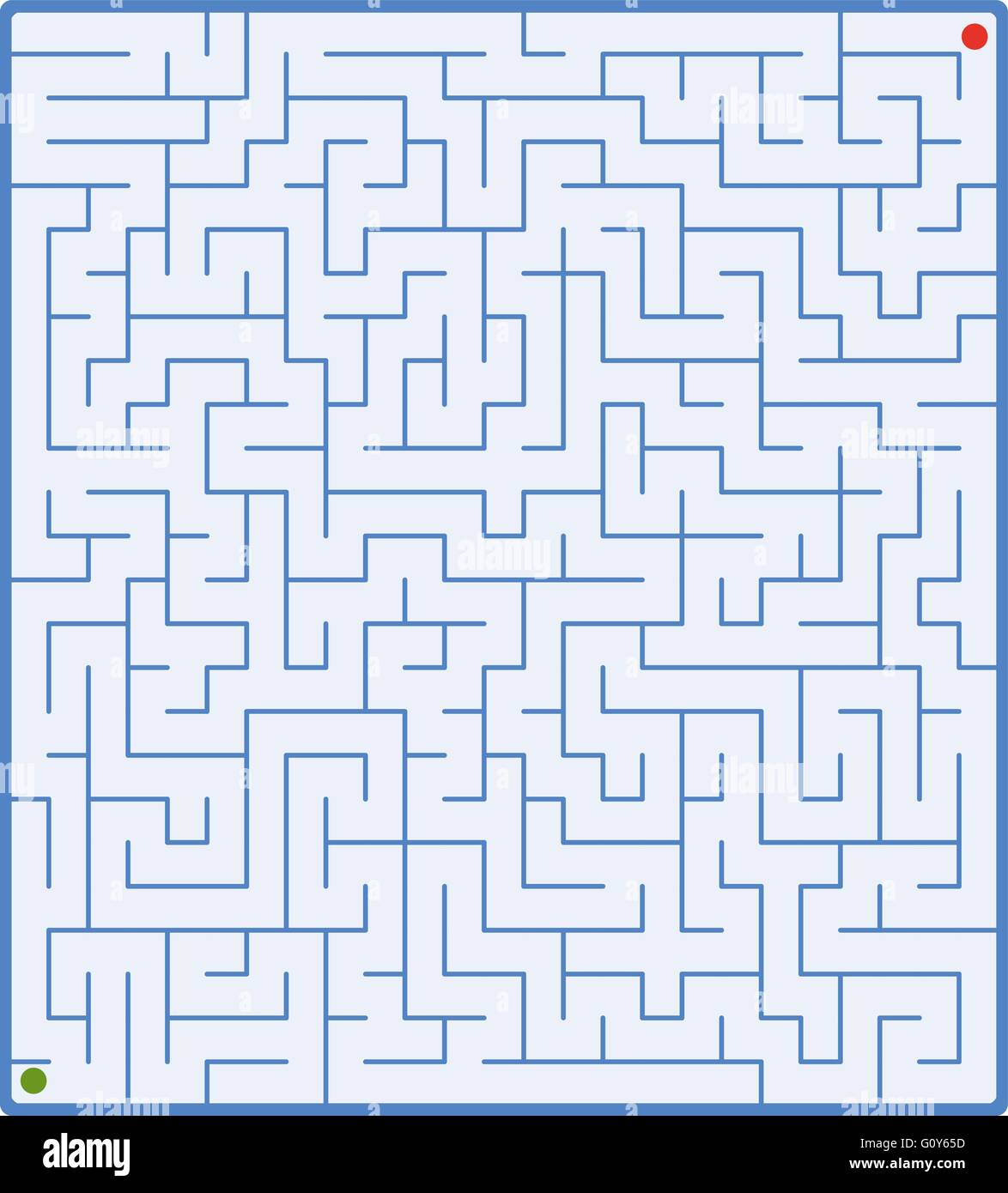 vector illustration of complex labyrinth Stock Vector Image & Art - Alamy