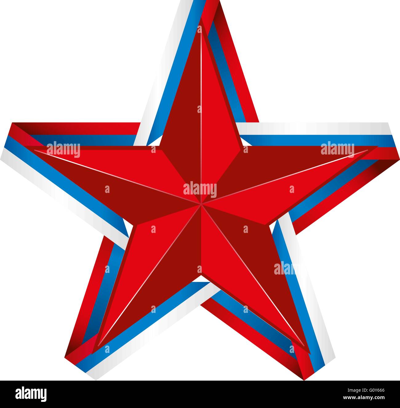 Star of color band Stock Vector Image & Art - Alamy