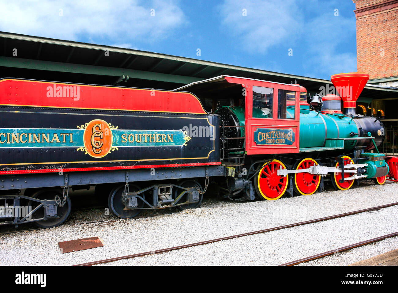 The Chattanooga Choo-Choo train at the former Terminal Station in ...