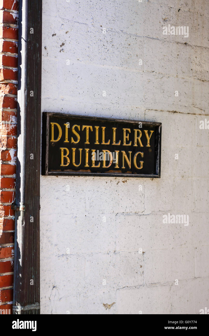 Jack Daniels distillery storage vats in Lynchburg, Tennessee Stock ...
