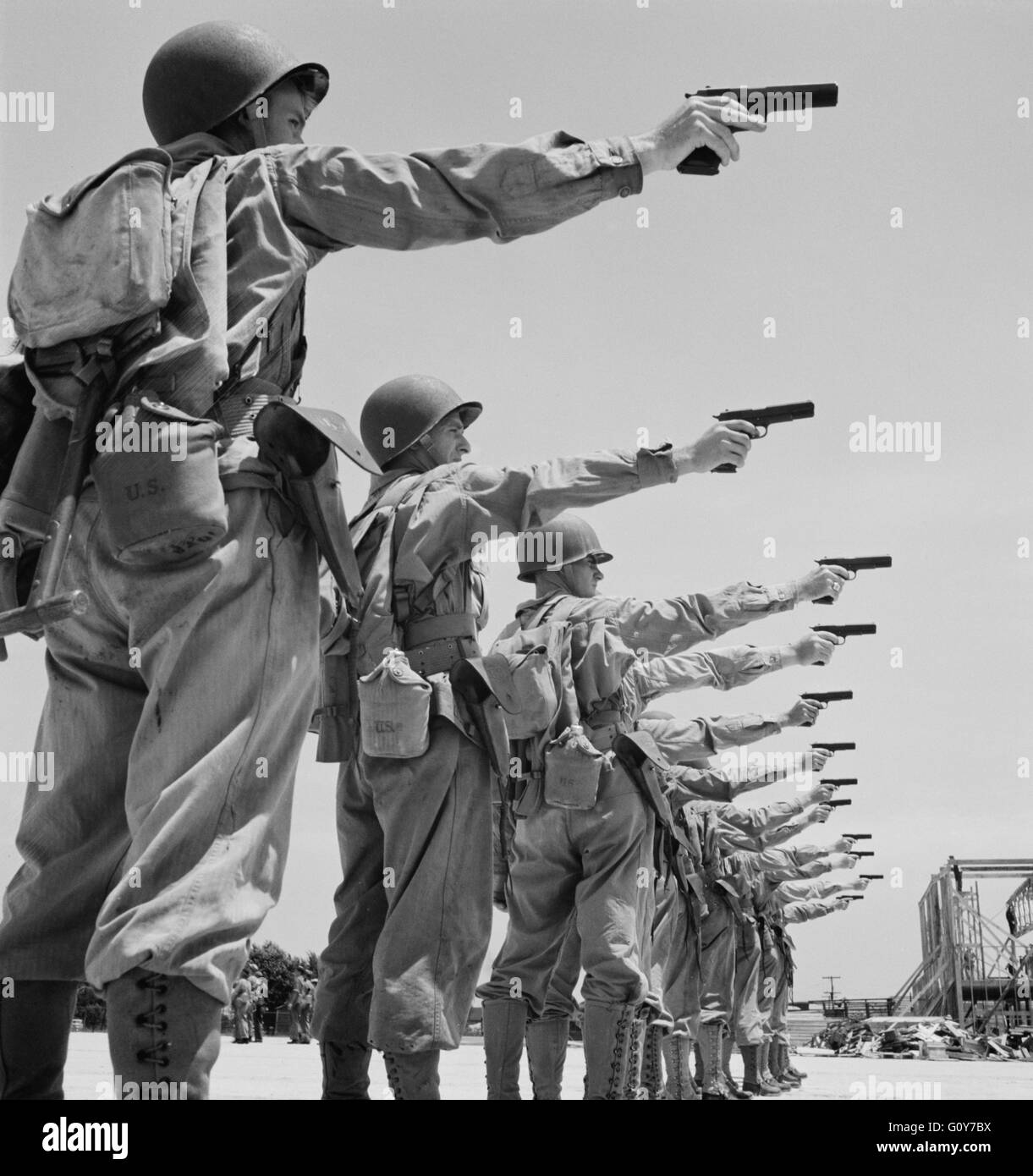 Air pistol Black and White Stock Photos & Images - Alamy