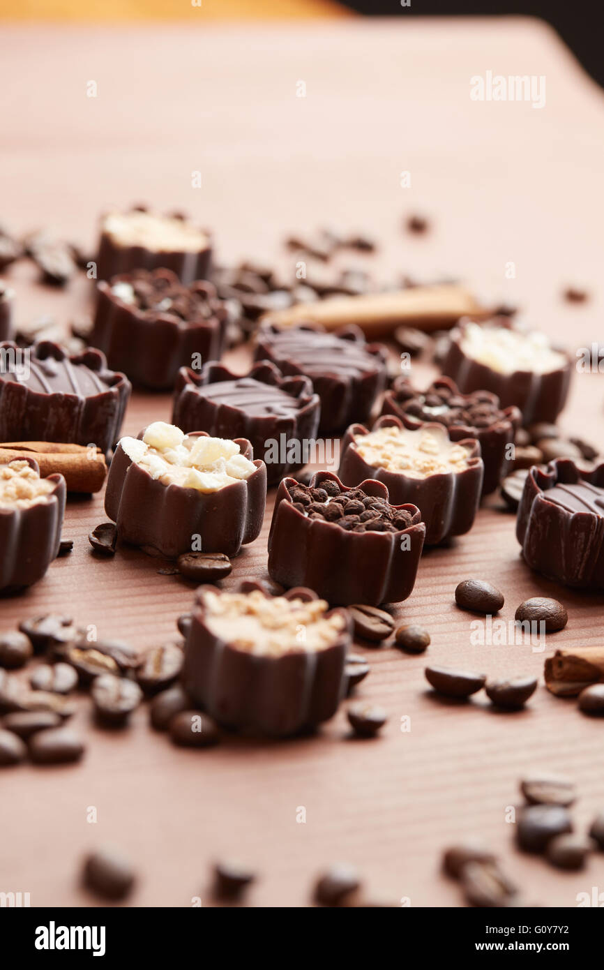 delicious chocolate candies Stock Photo - Alamy