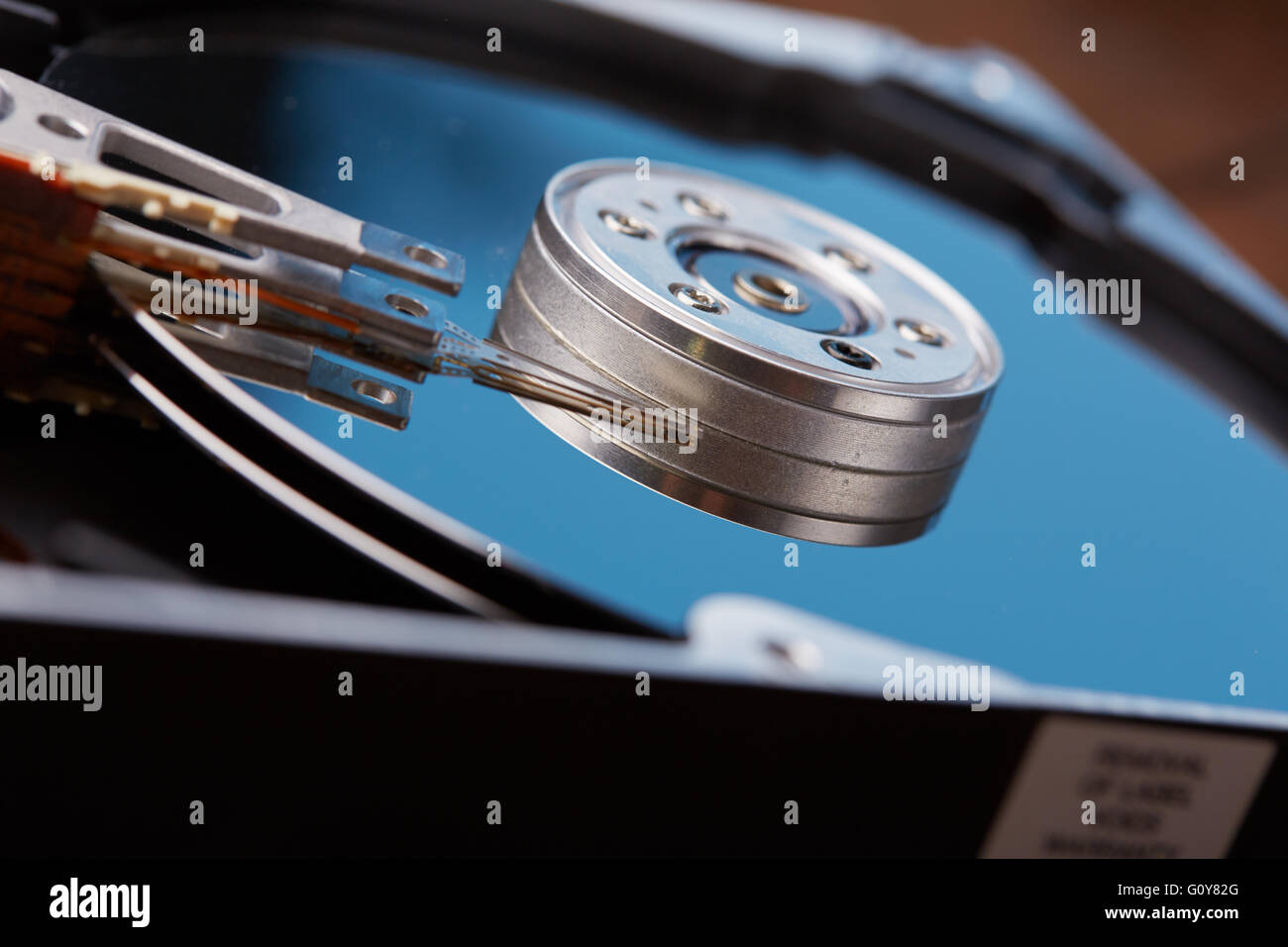 Closeup hard disk drive electronics hi-res stock photography and images ...