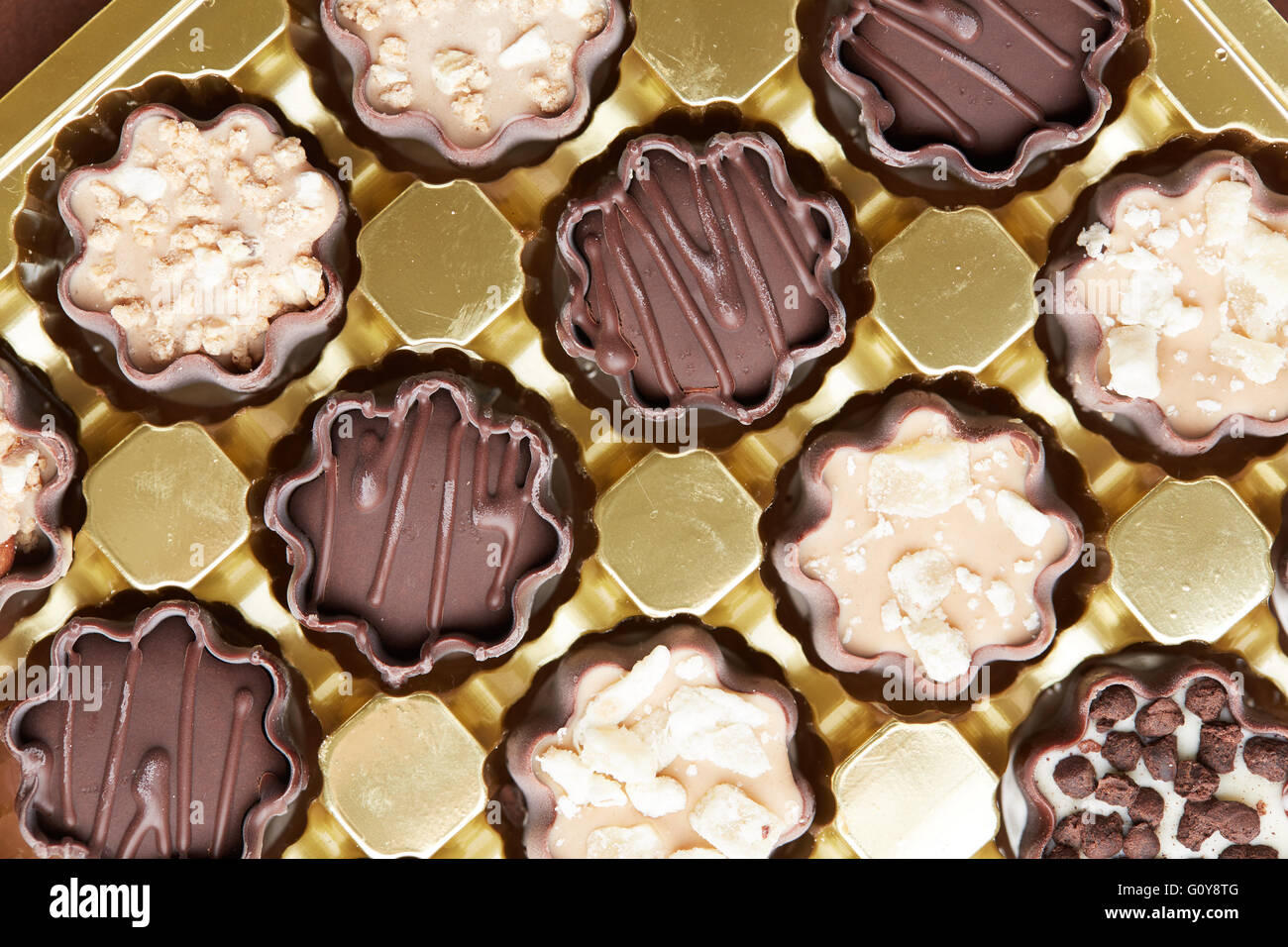 delicious chocolate candies Stock Photo - Alamy
