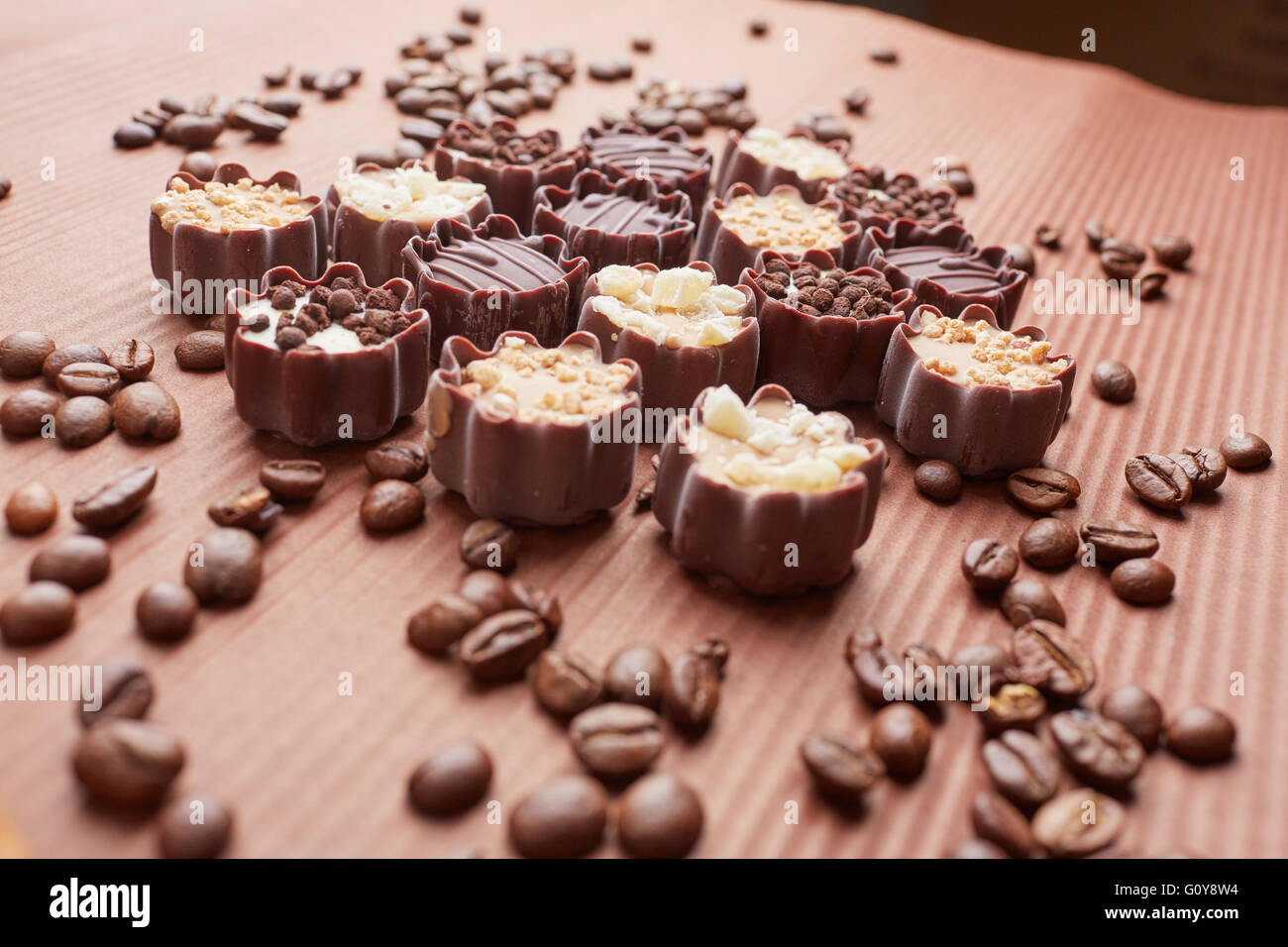 delicious chocolate candies Stock Photo - Alamy