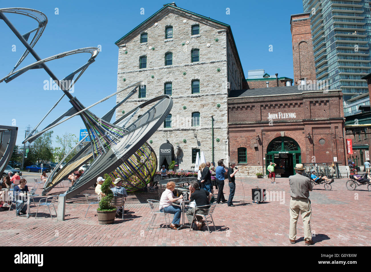 Toronto distillery district hi-res stock photography and images - Alamy