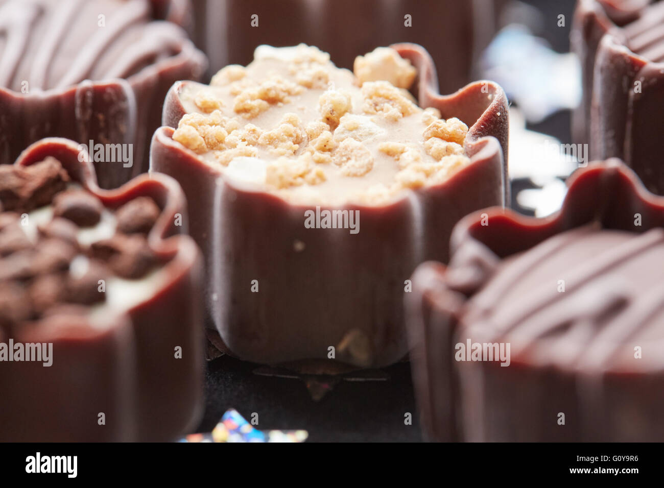 delicious chocolate candies Stock Photo - Alamy