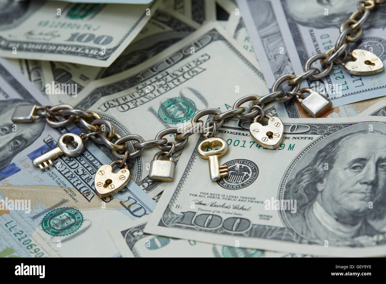 money - keys and locks Stock Photo - Alamy