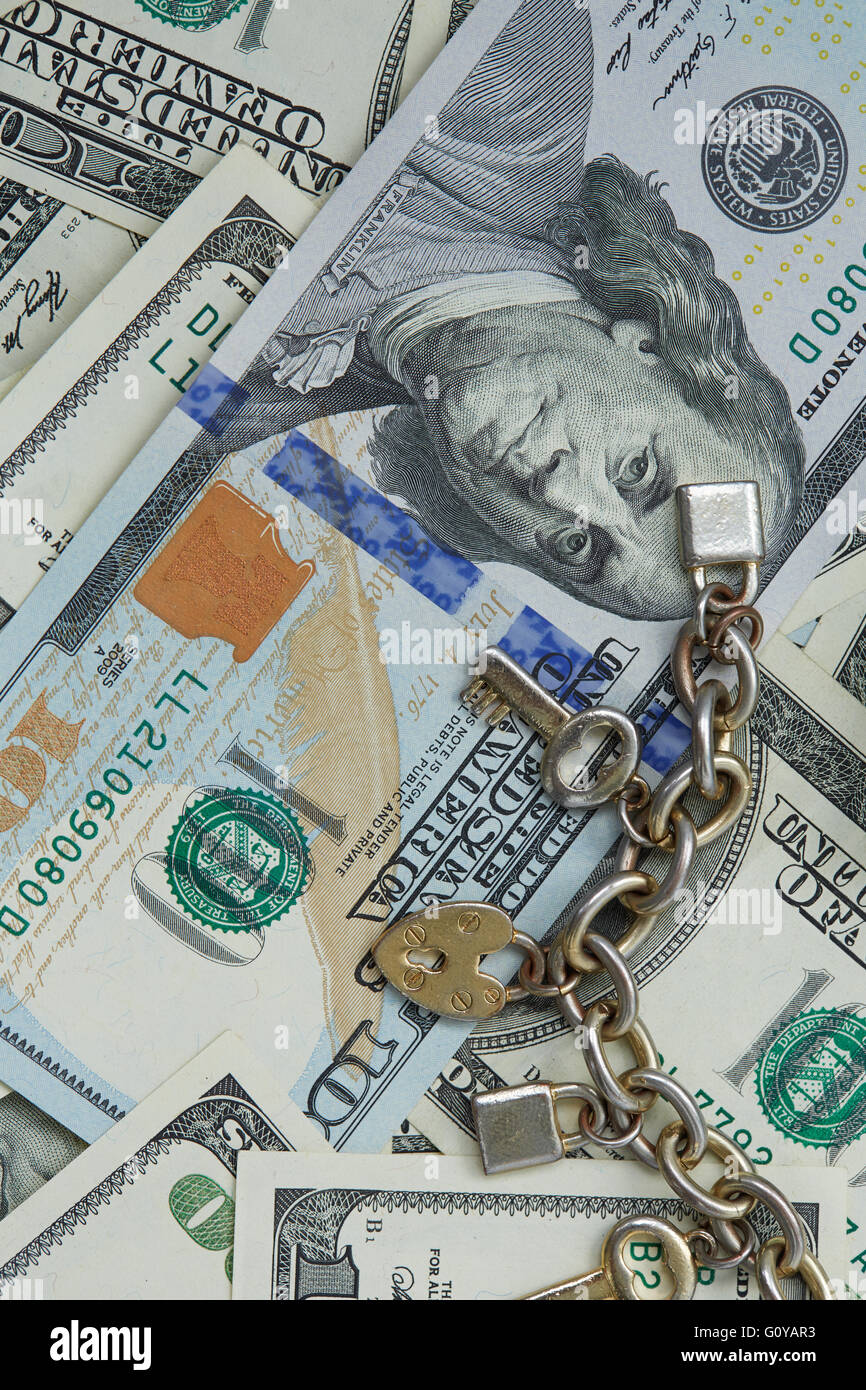money - keys and locks Stock Photo - Alamy
