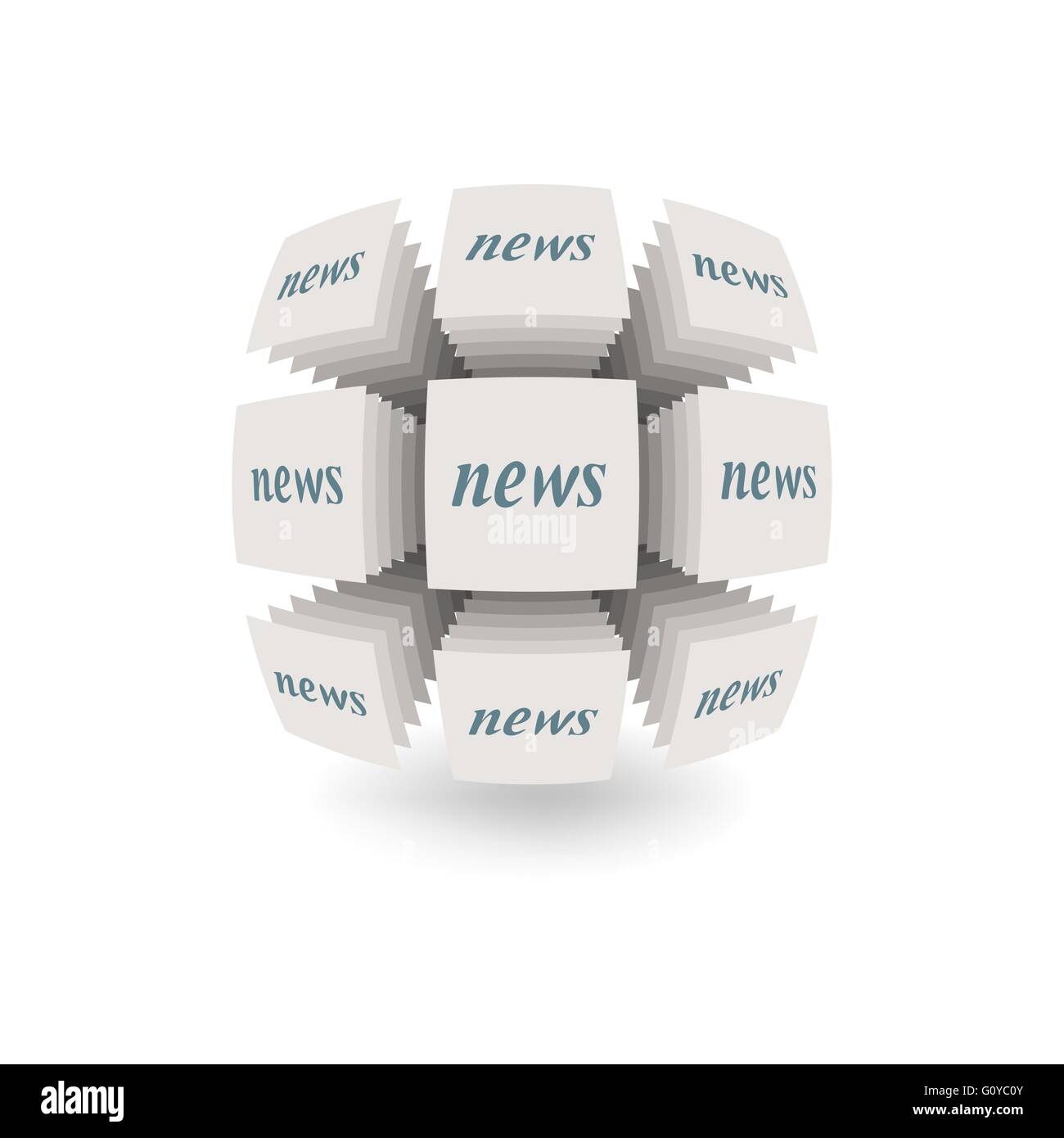 News dissemination Stock Vector Images - Alamy