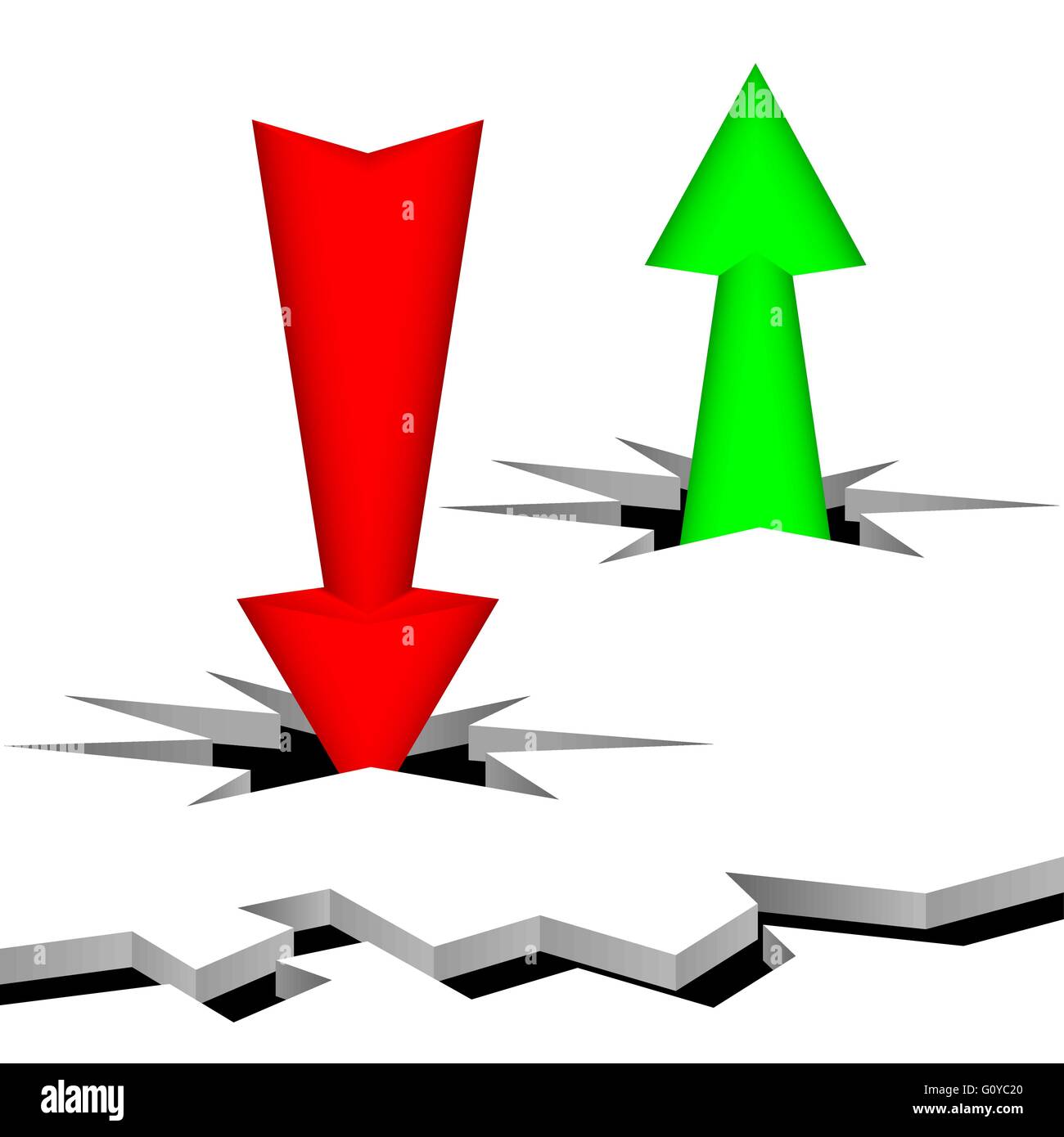 Split break up line Stock Vector Images - Alamy