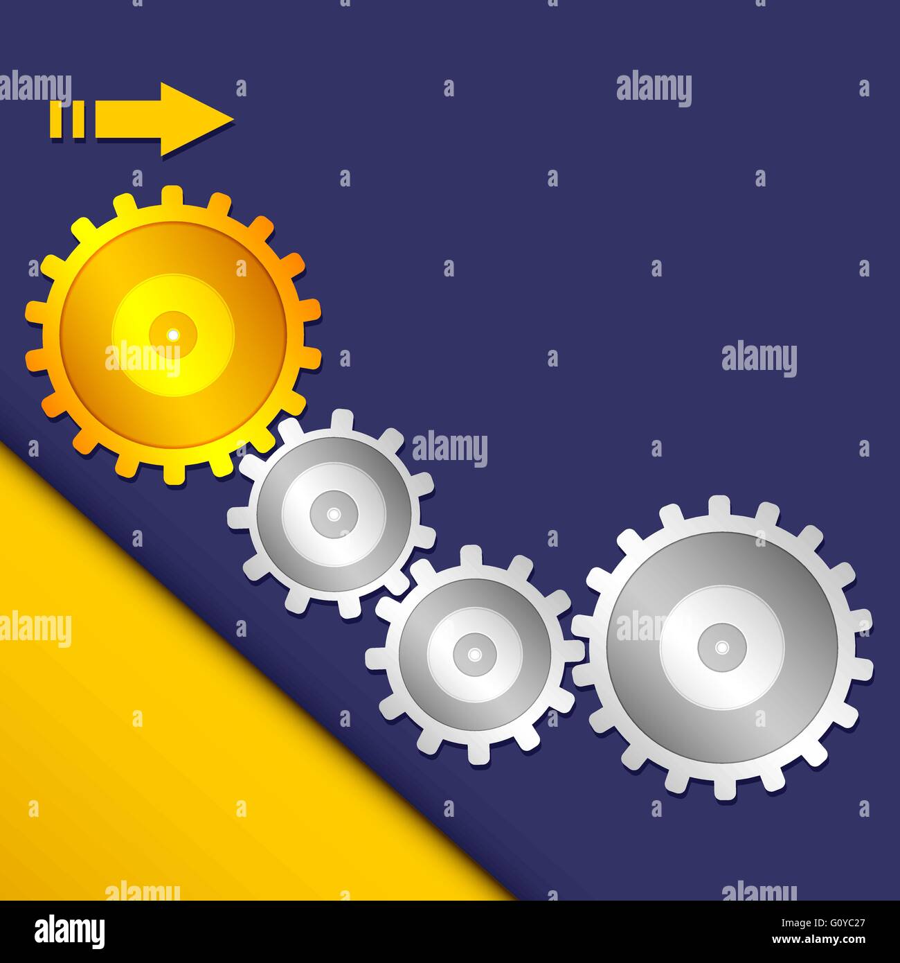 Background with gears Stock Vector Image & Art - Alamy