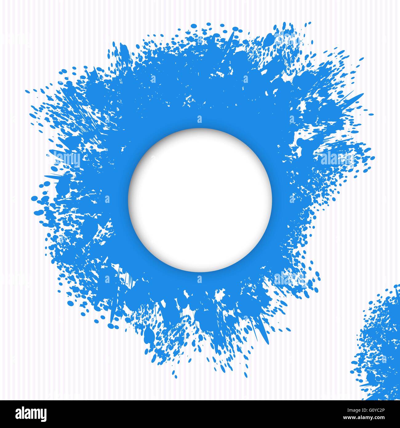 Blue paint splatter Stock Vector Images - Alamy