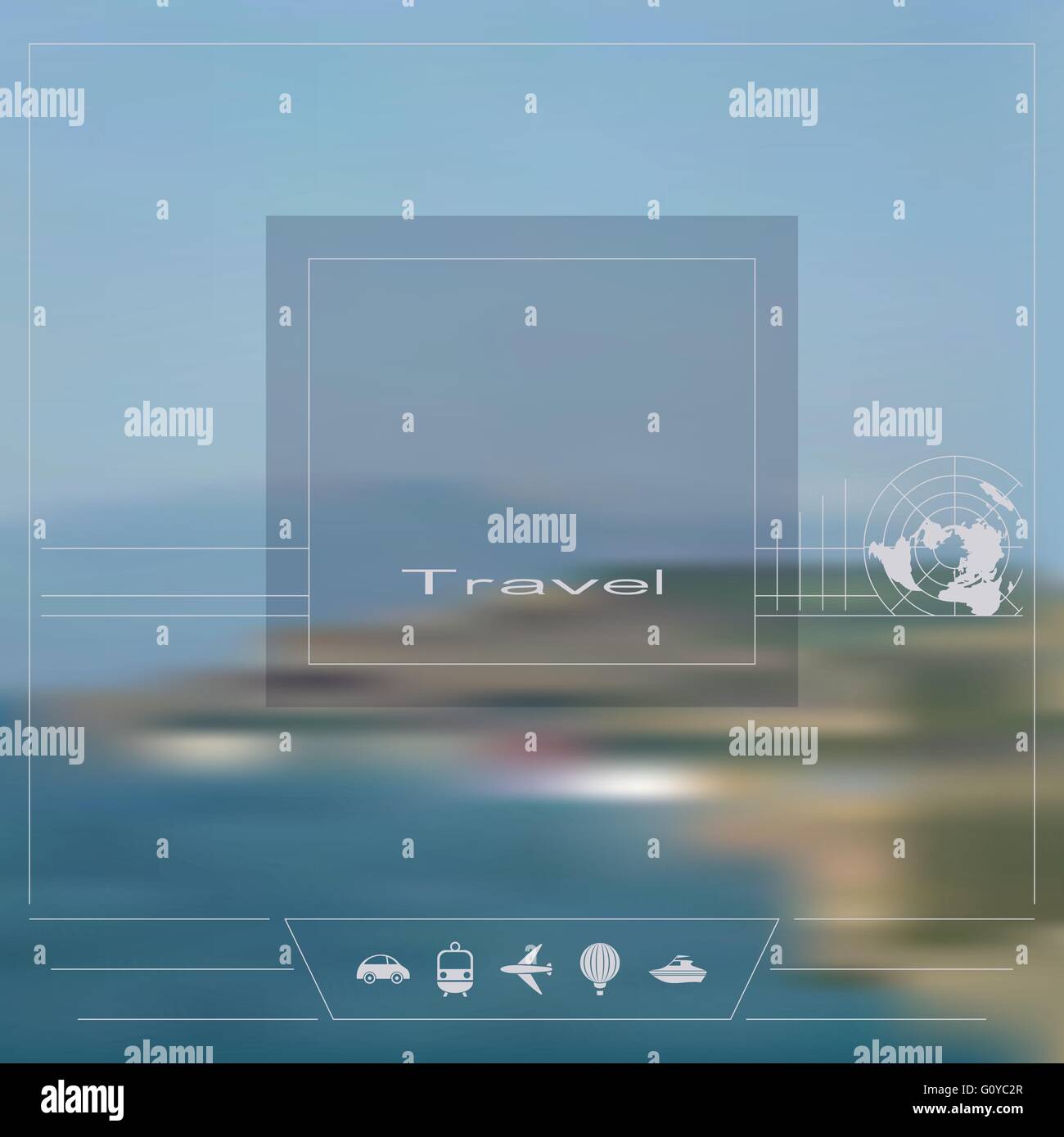Blurred background. Travel Stock Vector Image & Art - Alamy