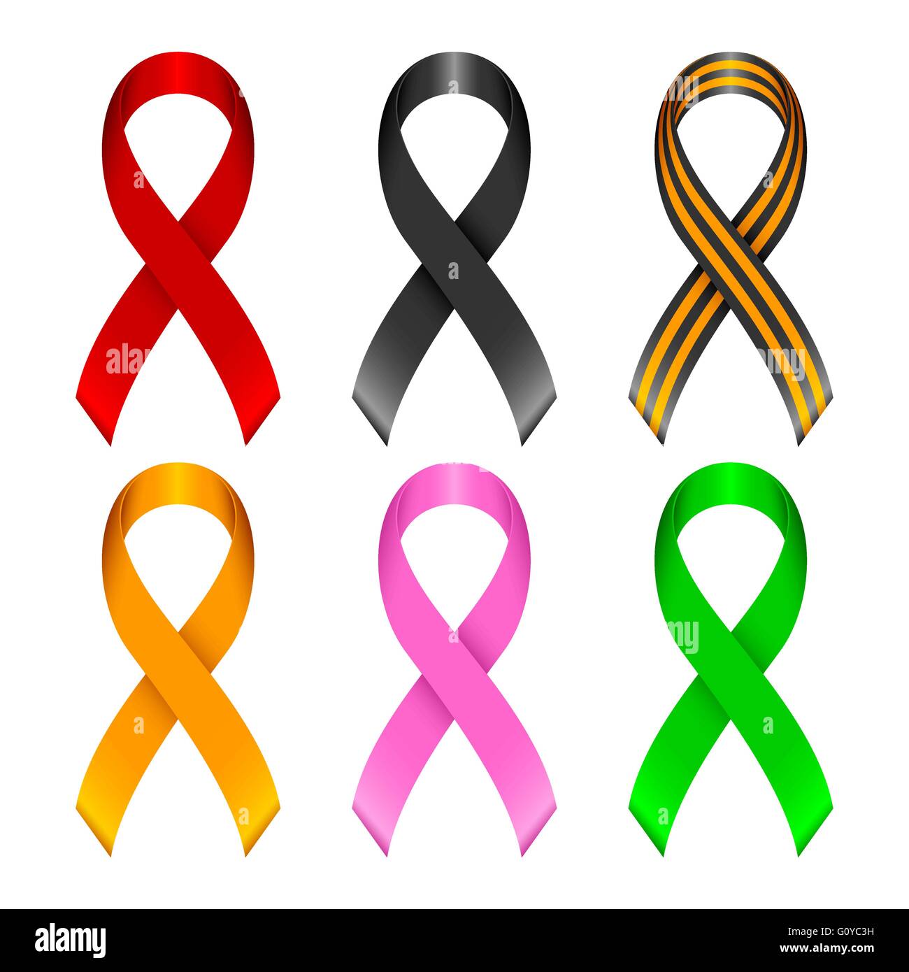 St georges ribbons Cut Out Stock Images & Pictures - Alamy