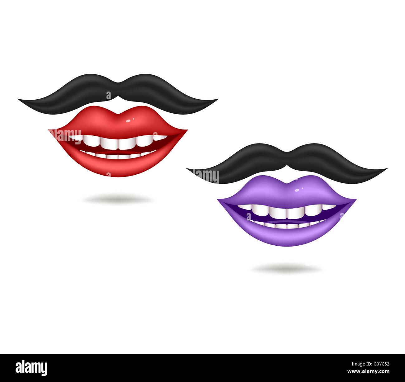 Mouth lips Stock Vector Images - Alamy