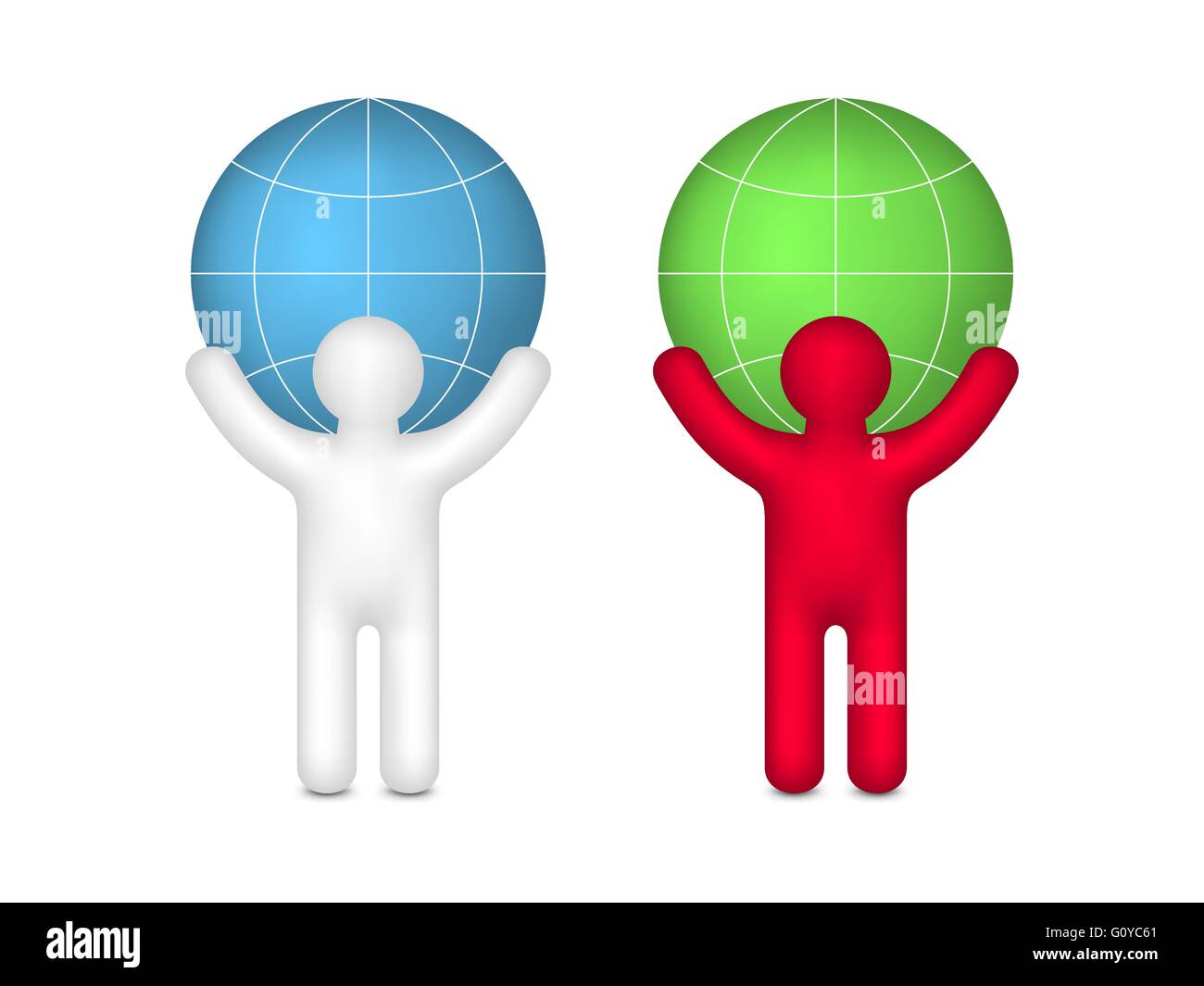 Cartoon character human earth hi-res stock photography and images - Alamy