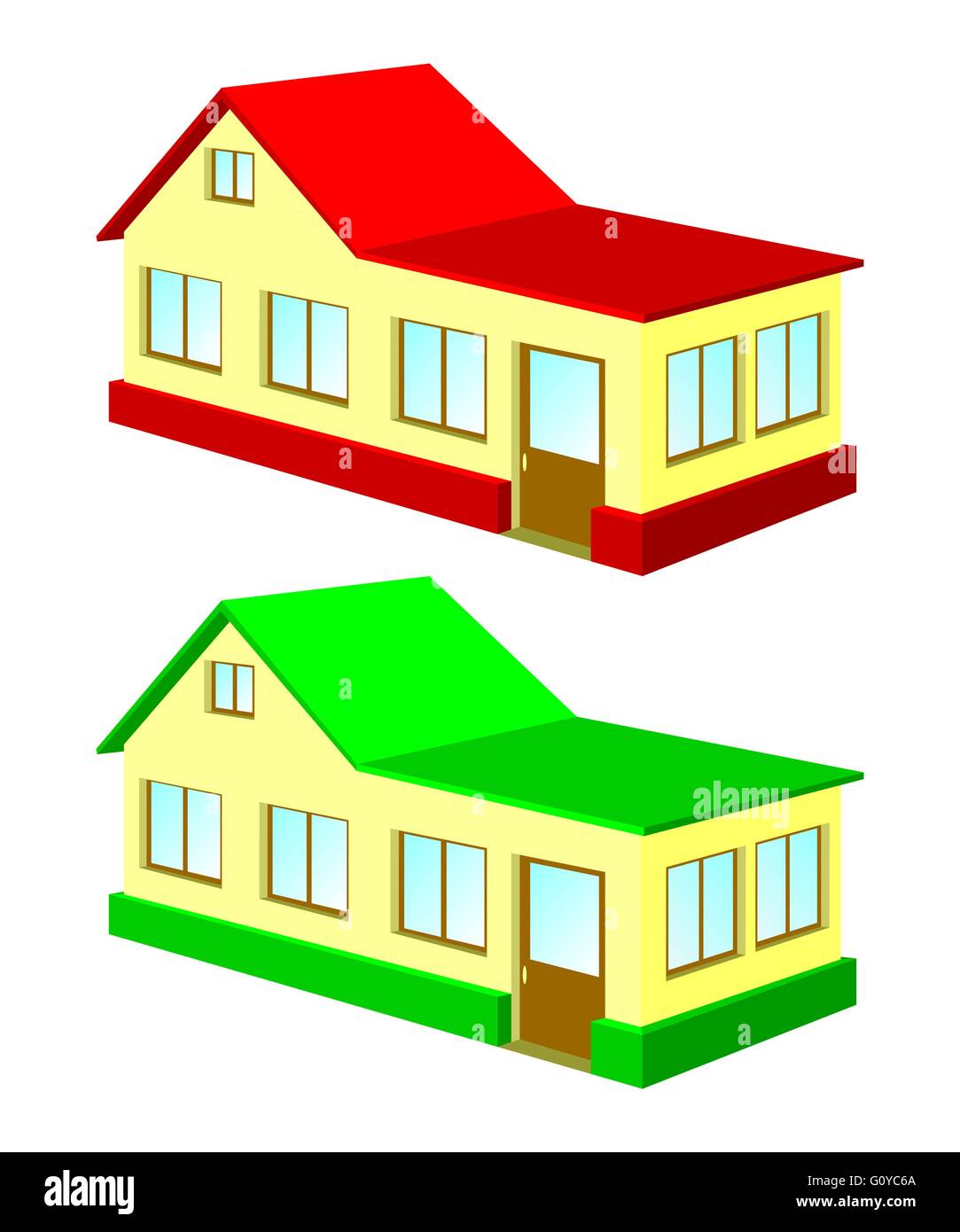Red door home apartment Stock Vector Images - Alamy