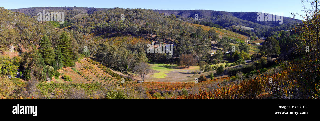 Autumn Adelaide Hills Mt Lofty Ranges South Australia Australian Stock ...
