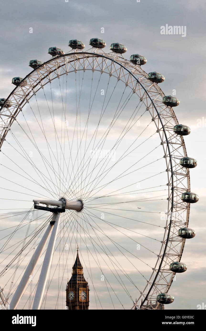 London Eye, Millennium Wheel, England Stock Photo - Alamy