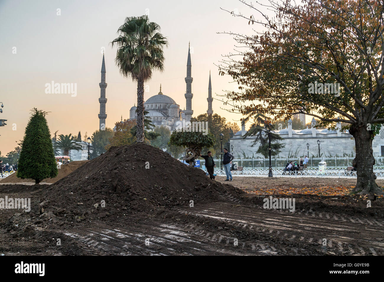 Beautiful view on the historical districts of Istanbul, Turkiye Stock ...