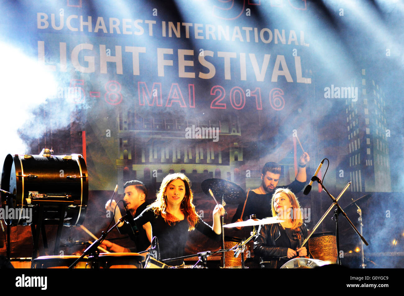 BUCHAREST, ROMANIA – 5 MAY 2016: The Zoli Toth project open Spotlight ...