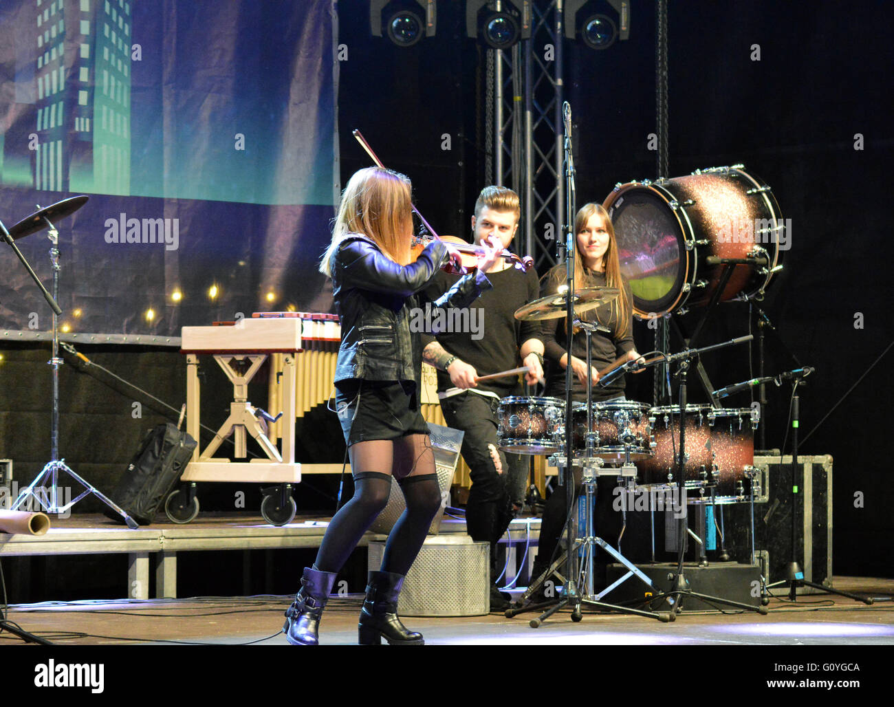 BUCHAREST, ROMANIA – 5 MAY 2016: The Zoli Toth project open Spotlight ...