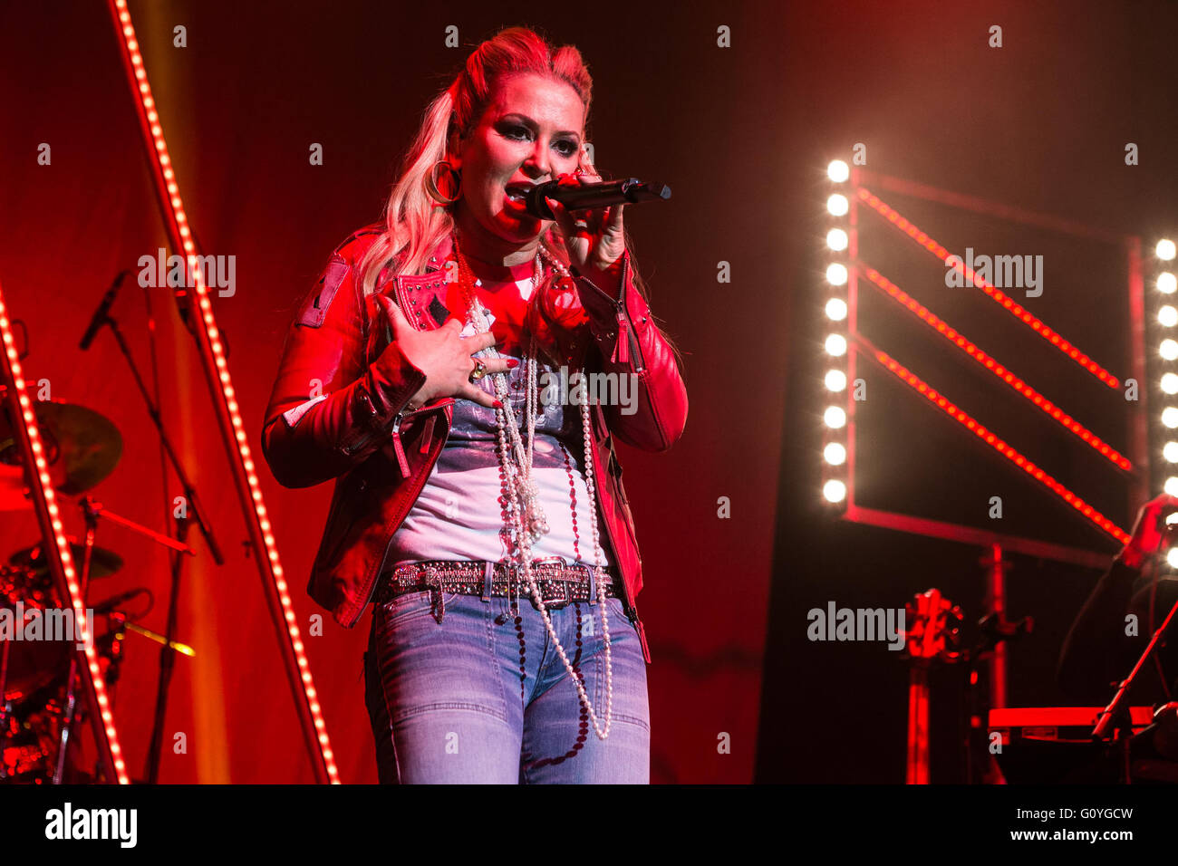 Manchester, UK. 5th May, 2016. American singer/songwriter, Anastacia ...