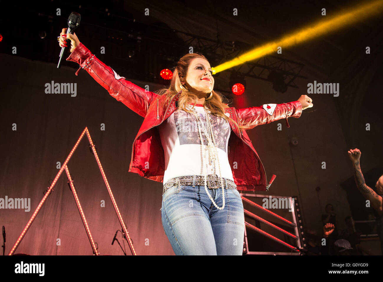 Manchester, UK. 5th May, 2016. American singer/songwriter, Anastacia ...