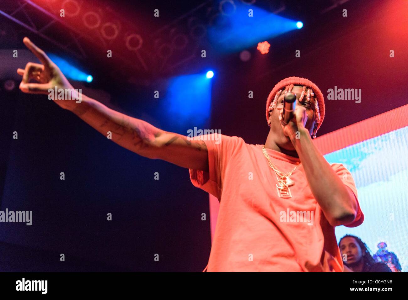 Washington, D.C, USA. 3rd May, 2016. LIL YACHTY performs at the 9:30 ...