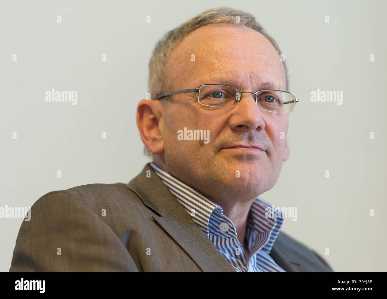 Braunschweig, Germany. 20th Apr, 2016. Johann Reuss, leader of ...