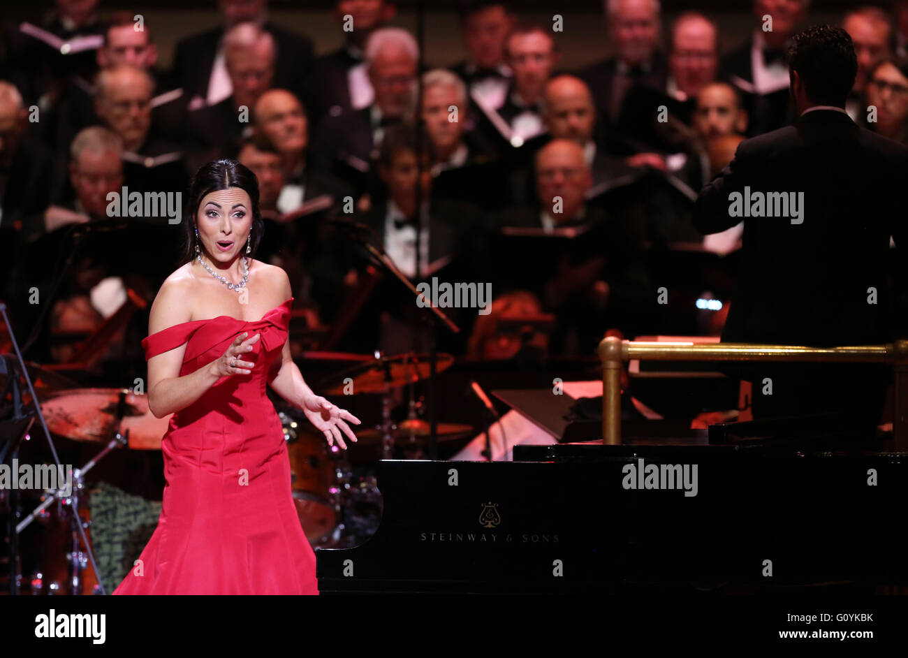 New York, USA. 5th May, 2016. American mezzo-soprano Isabel Leonards ...