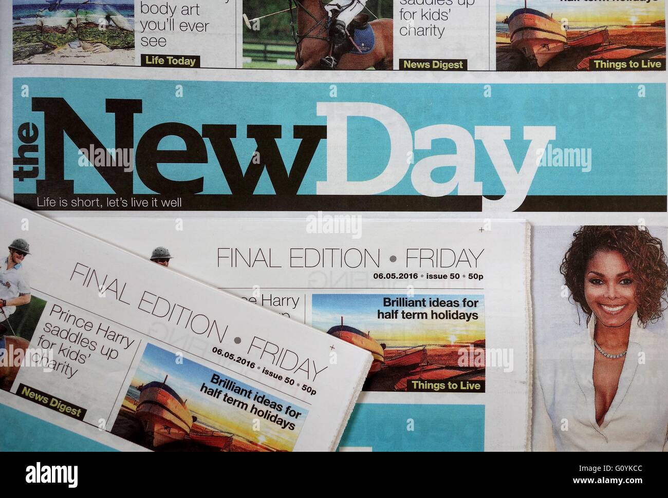 Final day newspaper hi-res stock photography and images - Alamy