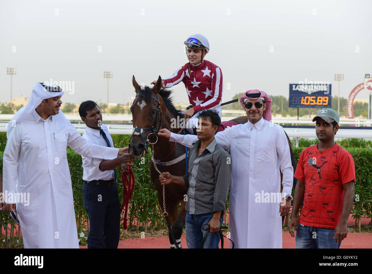 Qatar racing equestrian club doha hi-res stock photography and images ...