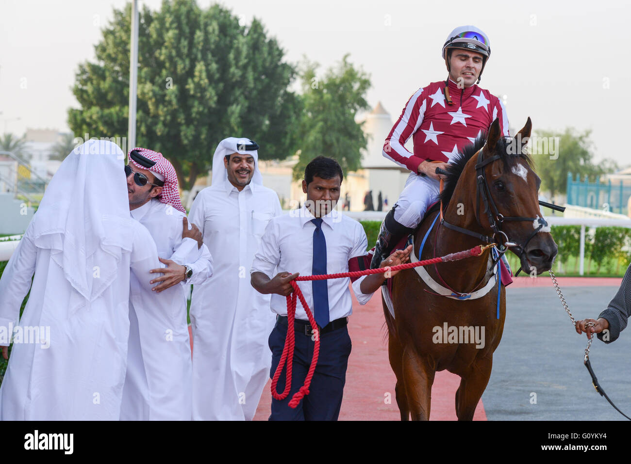 Qatar Racing & Equestrian Club, Doha. Qatar 5th May 2016. Brett Doyle ...