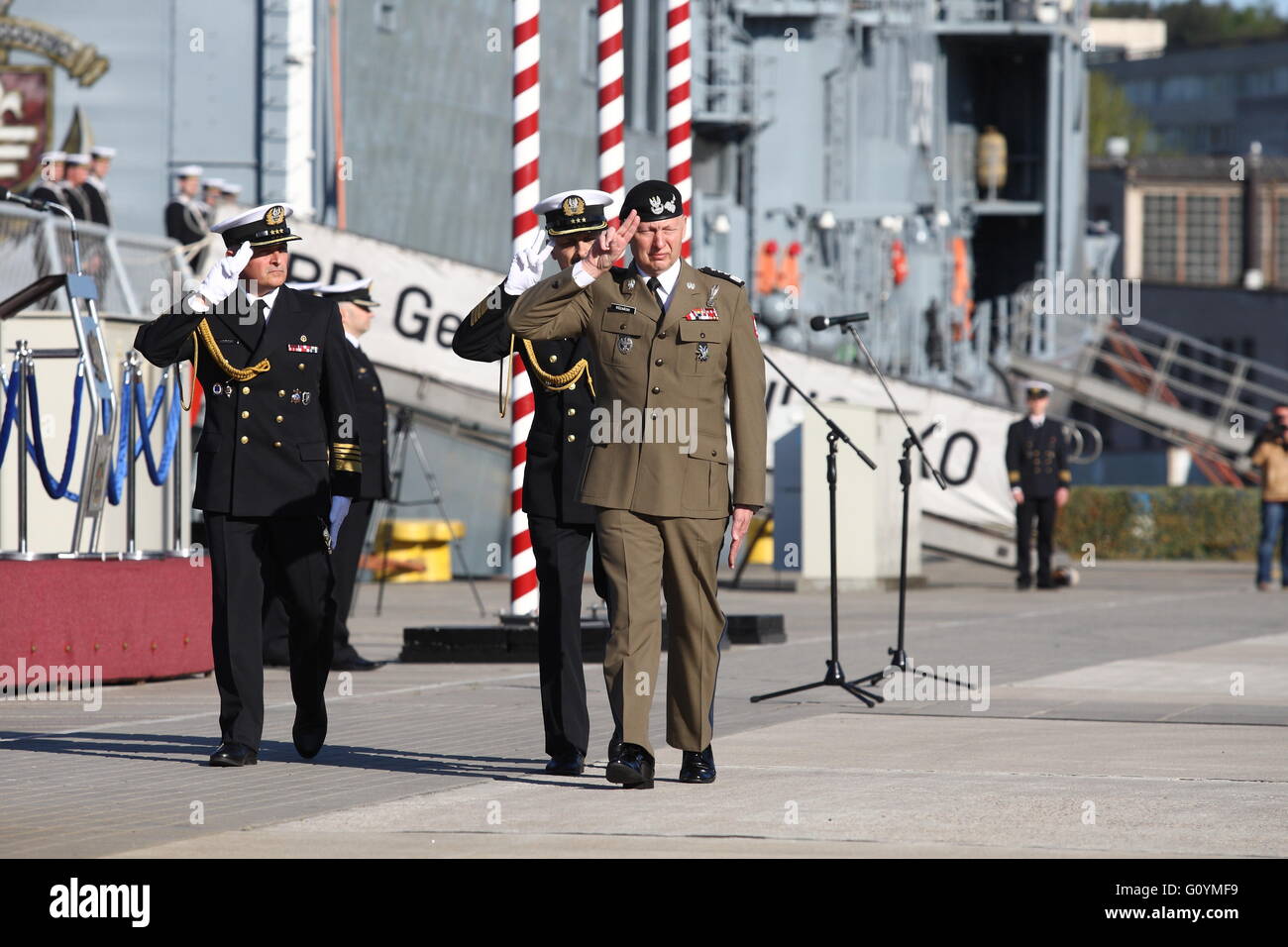 Gdynia, Poland 6th, May 2016 Gdynia 06-05-2016 The ceremony of transfer ...