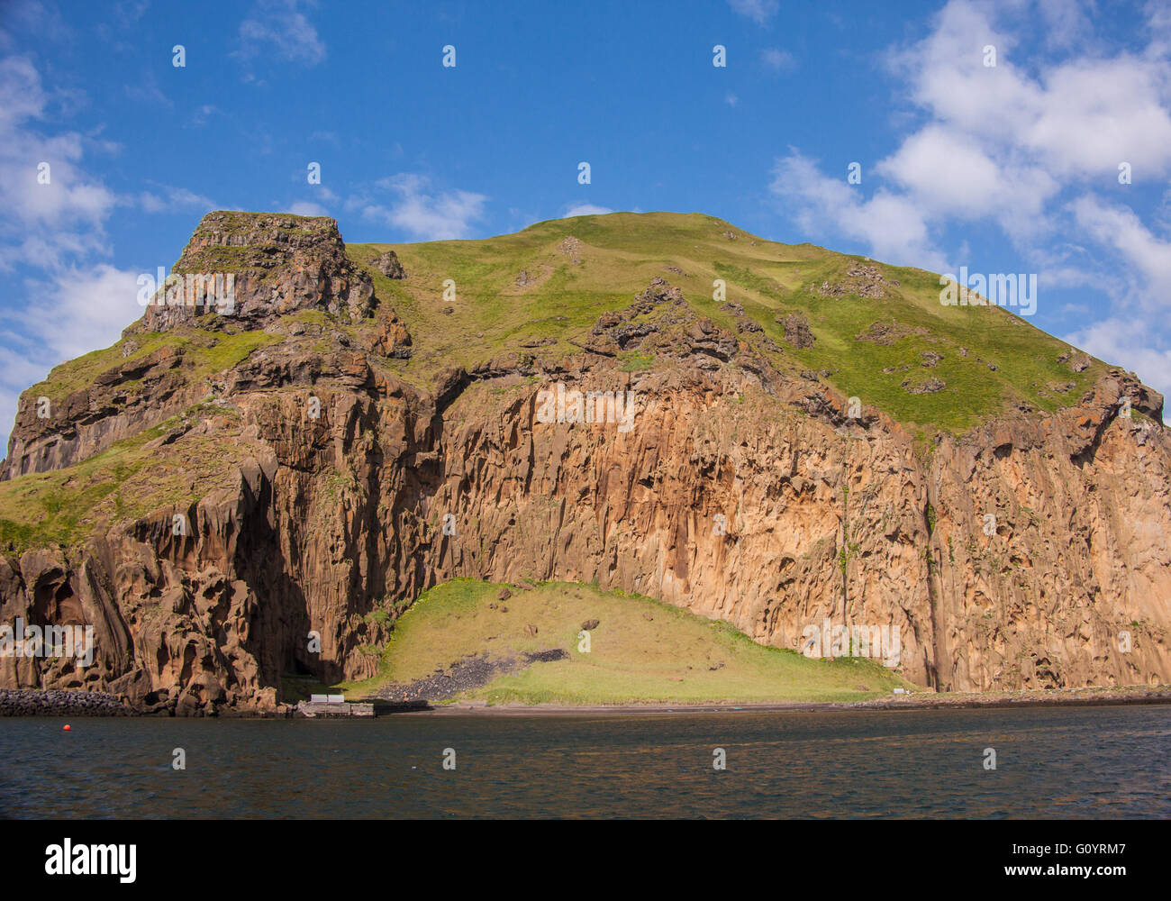 The raw natural beauty of the volcanic created landscape of Heimaey ...