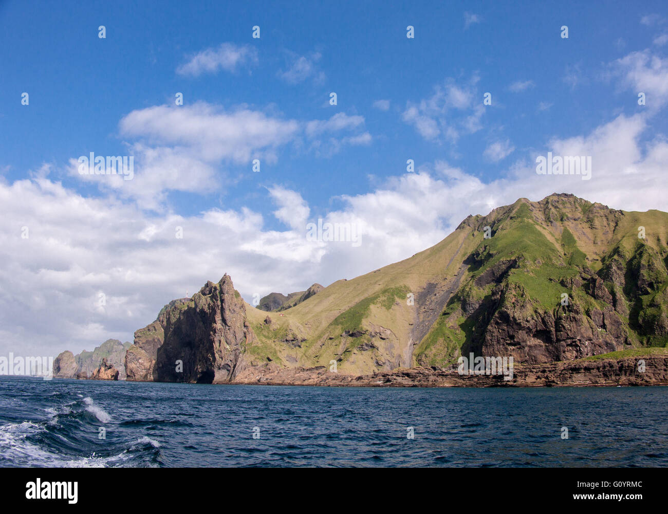 The raw natural beauty of the volcanic created landscape of Heimaey ...