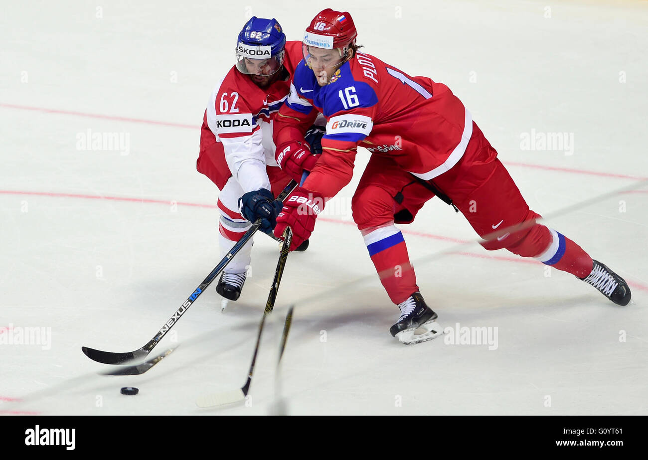 Moscow, Russian Federation. 06th May, 2016. From left: Michal Repik ...