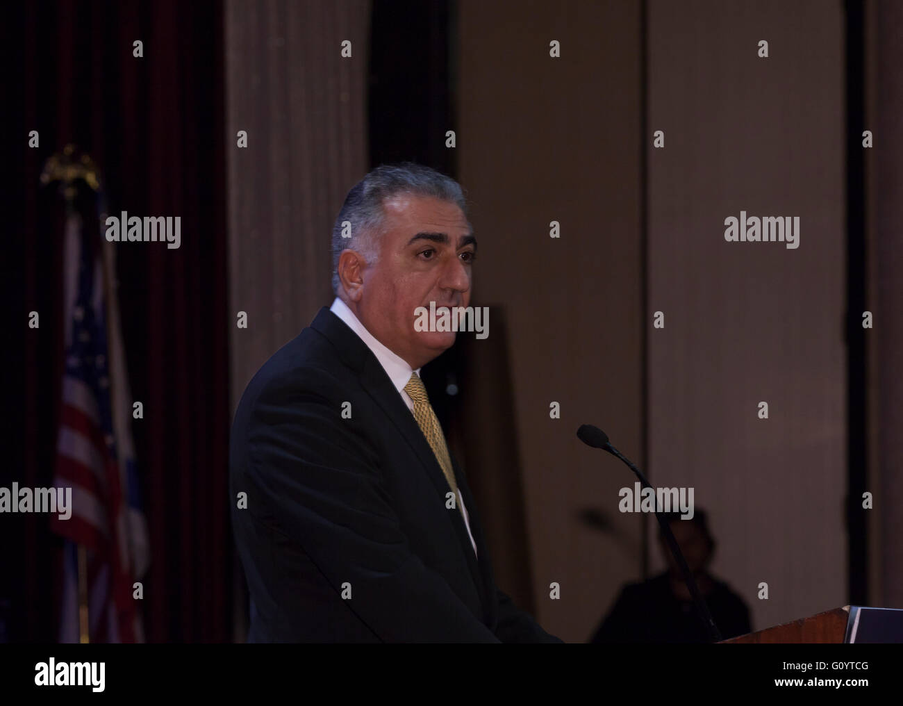 New York, USA. 5th May, 2016. Crown Prince of Iran Reza Pahlavi attends ...