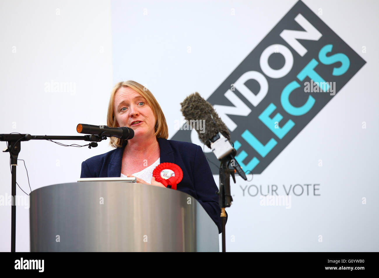 Alexandra Palace, London 6 May 2016 - Labour's Joanne McCartney re ...