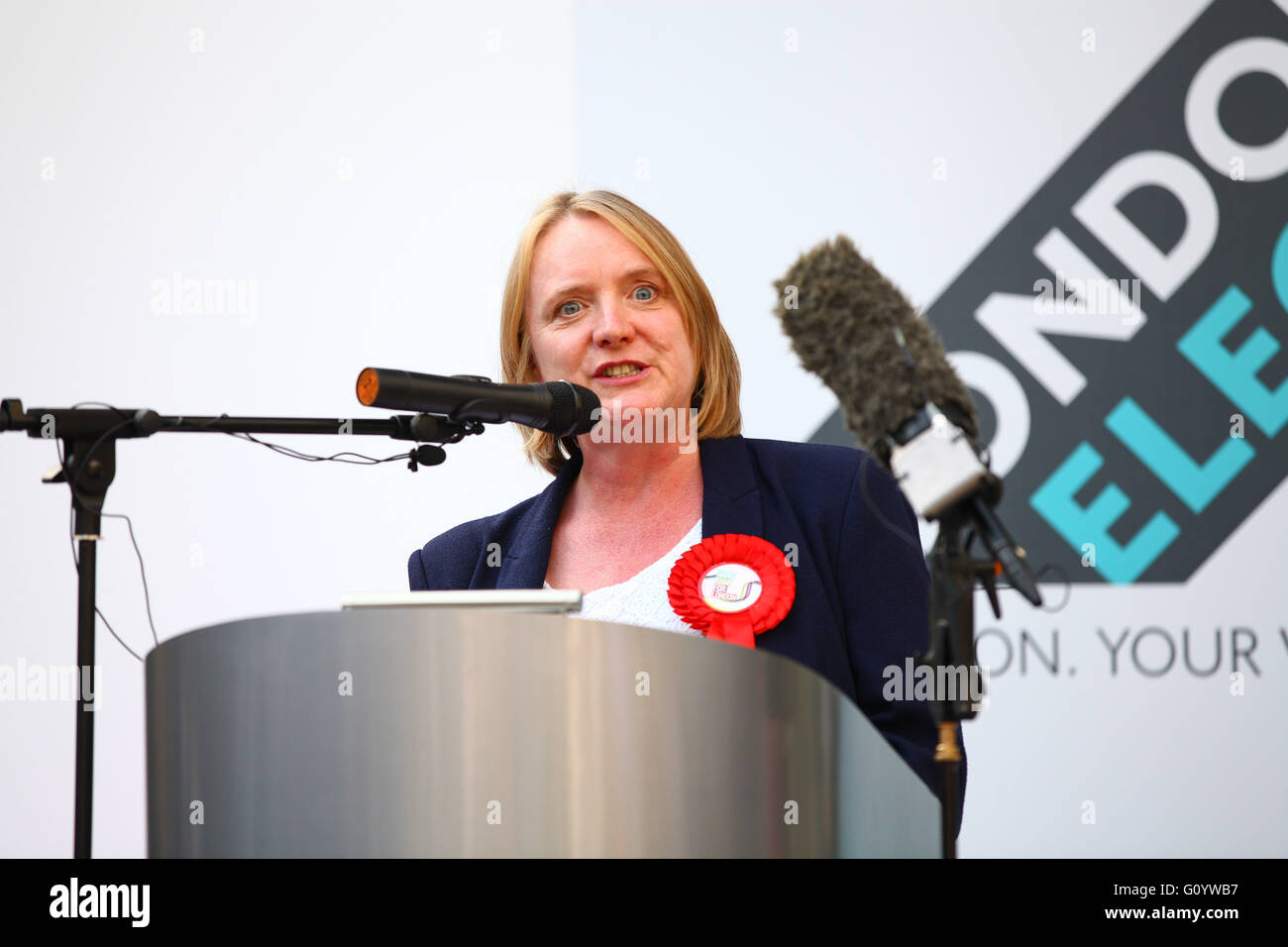 Alexandra Palace, London 6 May 2016 - Labour's Joanne McCartney re ...