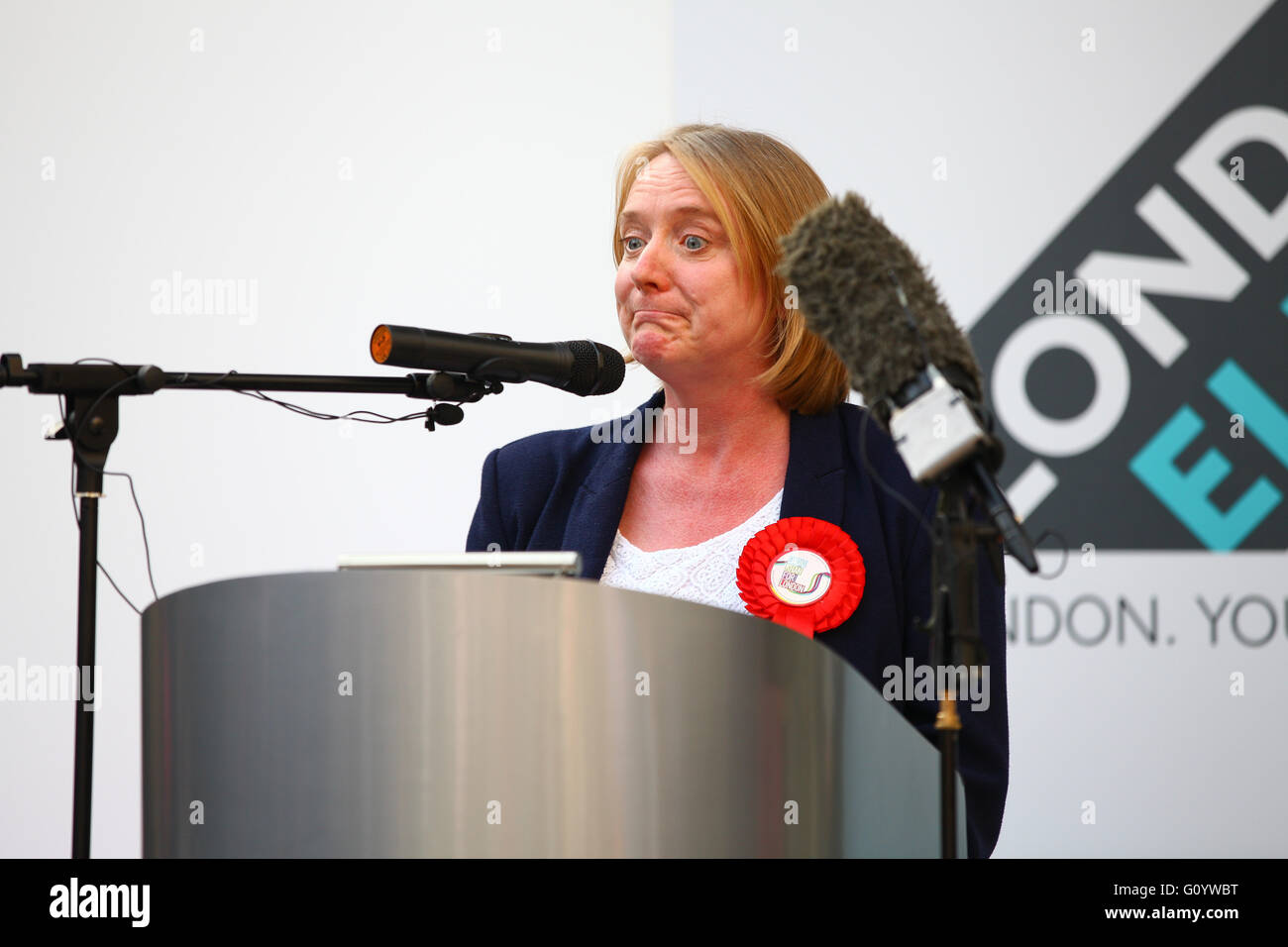 Alexandra Palace, London 6 May 2016 - Labour's Joanne McCartney re ...